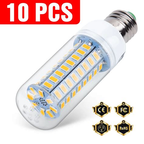10 sztuk E27 lampa Led 220V E14 żarówka Corn 3W 5W 7W 9W 12W 15W GU10