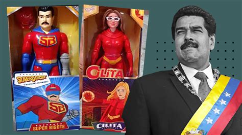 Maduro regala muñecos de Súper Bigote y Súper Cilita