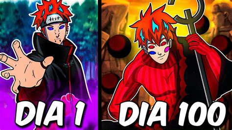 SOBREVIVI 100 DIAS No NARUTO AKSTSUKI DO MINECRAFT O FILME YouTube