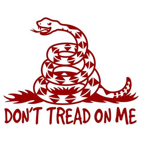 Don T Tread On Me Cuttable Design SVG PNG DXF Eps Etsy