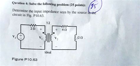 Solved Question Solve The Following Problem Points Determine