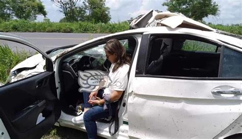 Se registran 4 accidentes automovilísticos en zona centro hay cuatro