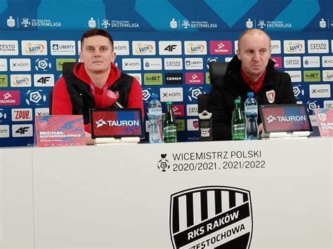 Trenerski dwugłos RKS Raków Częstochowa GKS Piast Gliwice