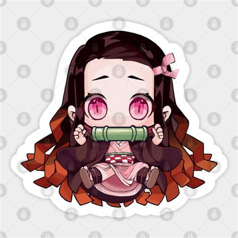 Nezuko Cute Nezuko Kamado Sticker TeePublic