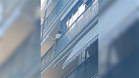 Felipe el hombre que trepó un balcón para salvar a un niño con autismo