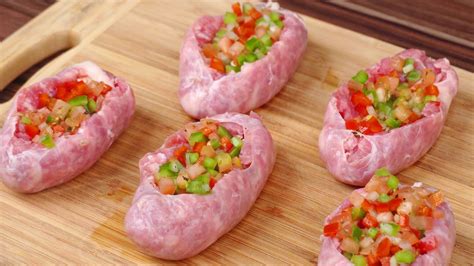 Você precisa fazer essa linguiça recheada na airfryer super prática e