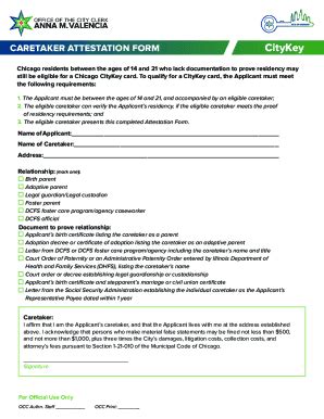 Fillable Online ATTESTATION FORM COMMUNITY CARE Fax Email Print