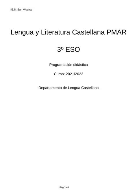 Pdf Lengua Y Literatura Castellana Pmar Eso Dokumen Tips