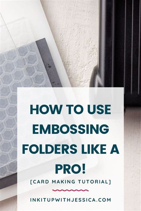 Big Shot Tutorial How To Use Embossing Folders Card Making Tutorials