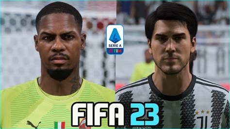 Fifa All Serie A Players Real Faces Youtube