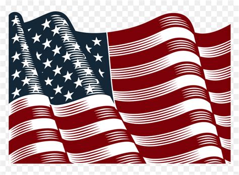 Png American Flag Desenho De Bandeira Dos Estados Unidos Transparent