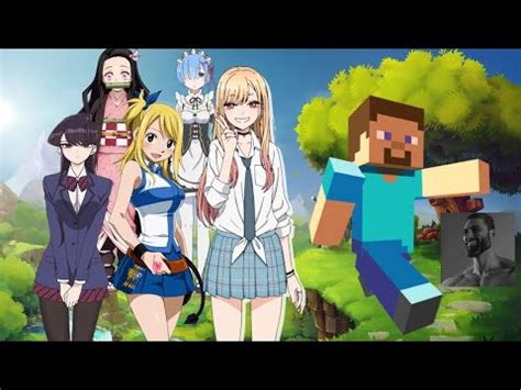 aparecí en un mundo de anime en Minecraft YouTube