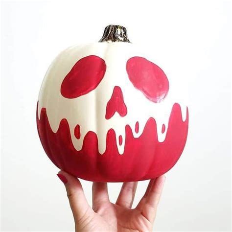 Scary Halloween Painted Pumpkin Ideas Lady Decluttered Halloween