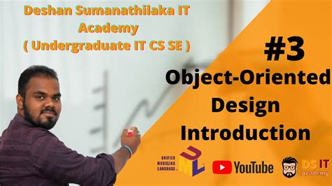uml 3 object oriented design introduction explained in sinhala undergraduate it se cs youtube