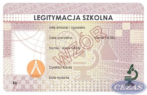 E LEGITYMACJA SZKOLNA MEiN I 1 Z MODUŁEM ELEKTRONICZNYM ZBLIŻENIOWYM