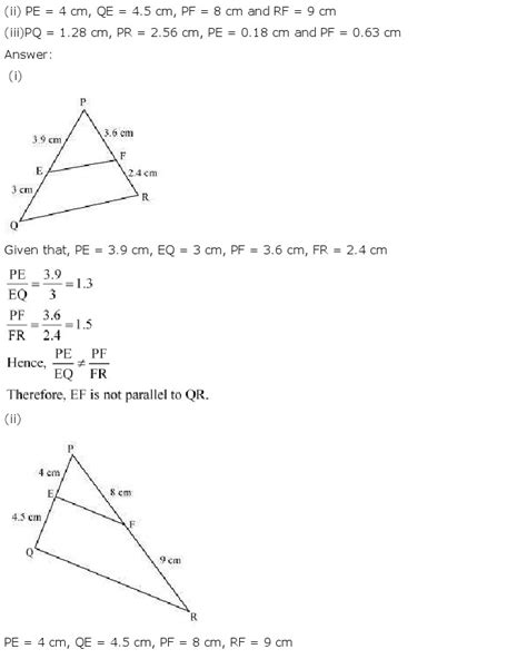 Ncert Solutions For Class Maths Chapter Triangles Aglasem Schools