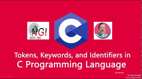 c tokens c programming tutorial youtube