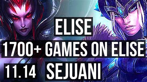 Elise Vs Sejuani Jungle Games M Mastery