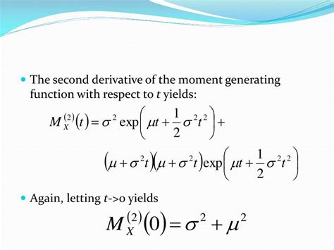 ppt moment generating functions powerpoint presentation free download id 353332