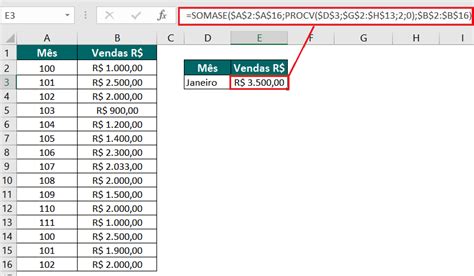 PROCV SOMASE Como usar as Funções Juntas Excel Easy