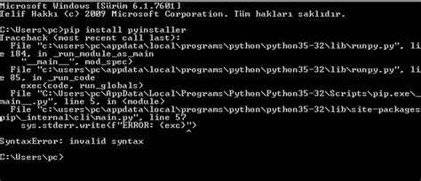 Python Pip Kurulum Hatas Nas L Z L R Technopat Sosyal