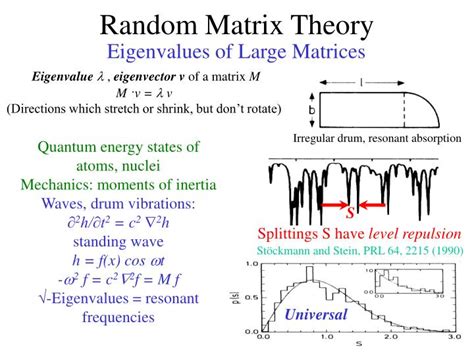 ppt random universality random matrix theory and extreme value statistics powerpoint