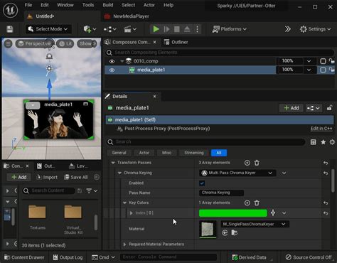 Real Time Compositing Quick Start For Unreal Engine Unreal Engine 51 Documentation