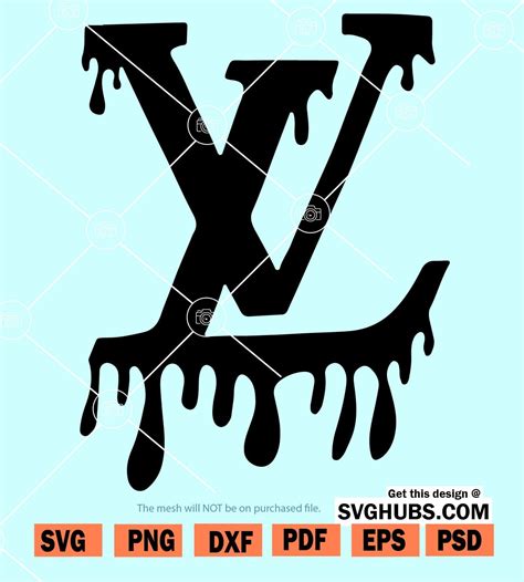 Free Louis Vuitton Drip Logo Svg Svg Png Eps Dxf File