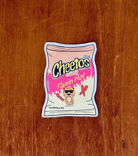 Cute Hot Cheetos Sticker Etsy