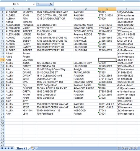 Use VeryPDF Table Extractor OCR To Extract Tables From PDF File To