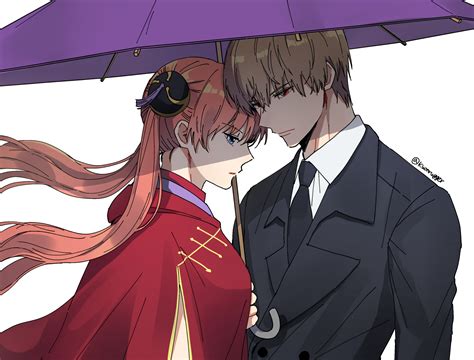 Kagura Gintama Okita Sougo Wallpaper Resolution 3445x2618 ID