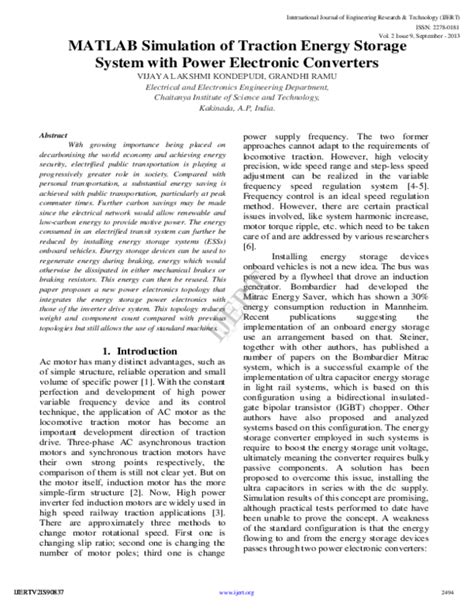 pdf ijert matlab simulation of traction energy storage system with power electronic converters