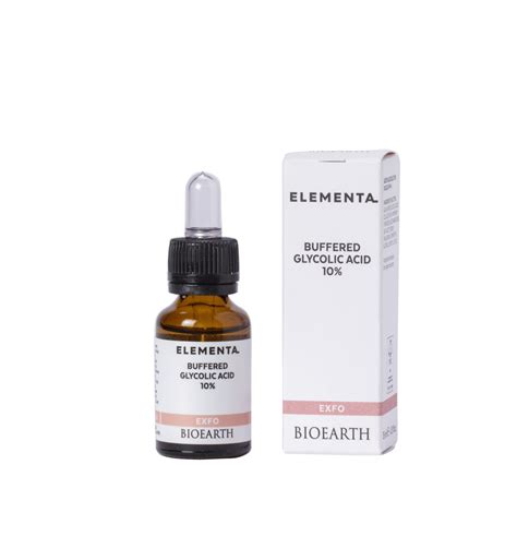 BIOEARTH ELEMENTA sérum acide glycolique 10 15ml Cosmetica you