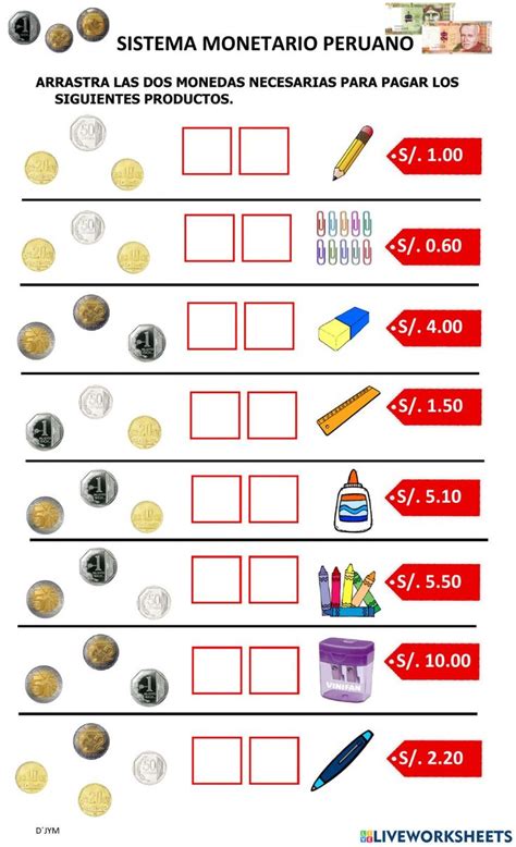 Sistema Monetario Peruano Interactive Activity Interactive Activities