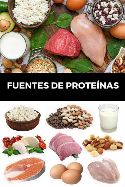 FUENTES DE PROTEÍNAS Los alimentos que más tienen