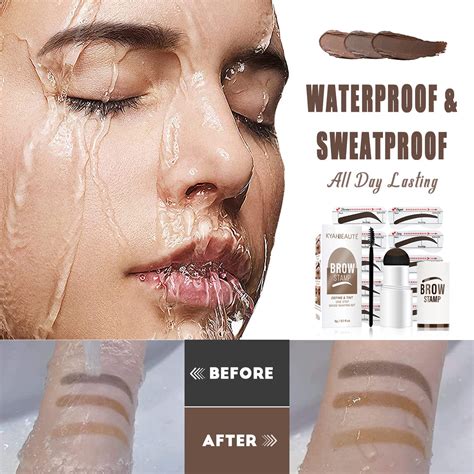 Buy Eyebrow Stamp Stencil Kit One Step Vegan Eyebrow Stamp Pomade For
