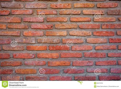 Red Vintage Old Brick Wall Texture Background Stock Photo Image Of
