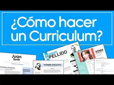 CÓMO HACER UN CURRICULUM VITAE Paso a Paso Hacer curriculum Como