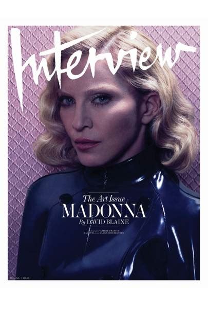 Madonna Poses Topless For Interview Magazine Glamour UK
