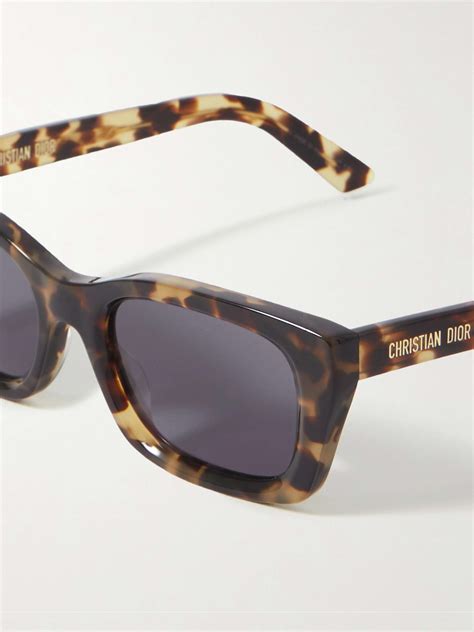 Dior Eyewear Diormidnight S3i Square Frame Tortoiseshell Acetate Sunglasses Net A Porter