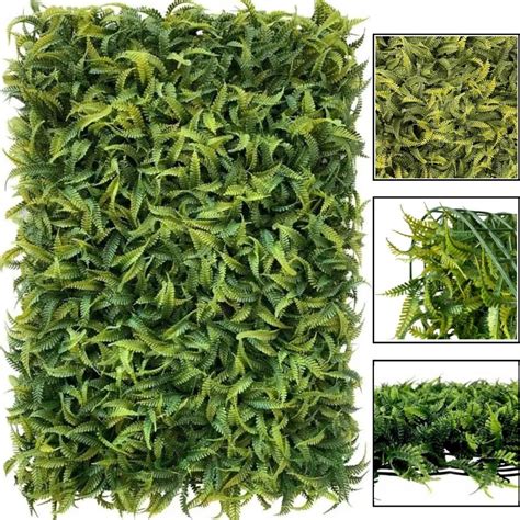 Placa De Samambaia 40x60 Jardim Vertical Artificial Muro Verde Shopee