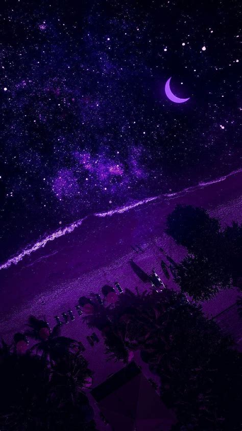 Wallpaper Black Purple