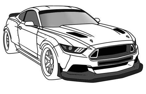 Collection Of Mustang Coloring Pages Free Printable