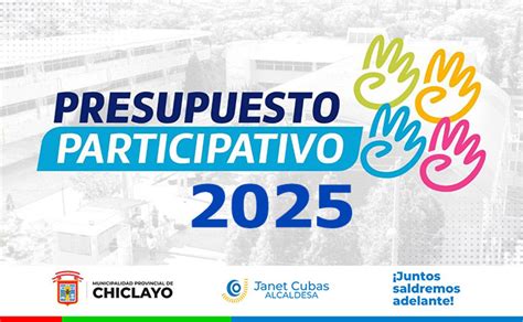 Presupuesto Participativo 2025 Campañas Municipalidad Provincial de