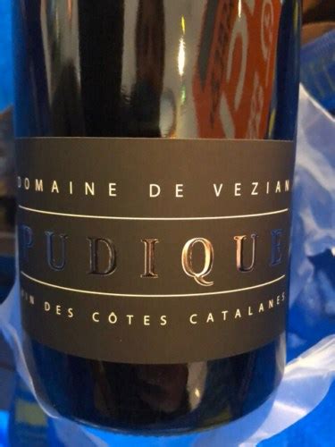 MJG BRIU Domaine de Vézian Pudique Côtes Catalanes Rouge Vivino US