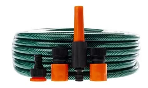 Manguera Riego Pvc Mallada 1 2 X 25 Mts Reforzada Trenzada