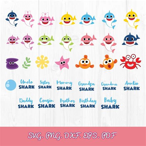 Free 180 Baby Shark Cricut Svg SVG PNG EPS DXF File