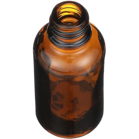 30 Ml Amber Glass Dropper Bottle 18 Mm Neck Finish Round Base