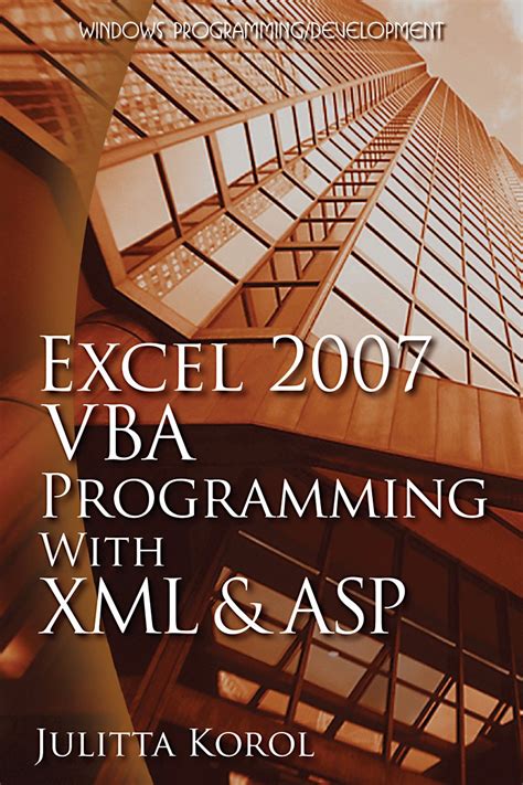 excel 2007 vba programming with xml and asp wordware applications library ebook