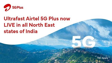 Airtel 5G Plus Services In Now Available In All North East States Of India